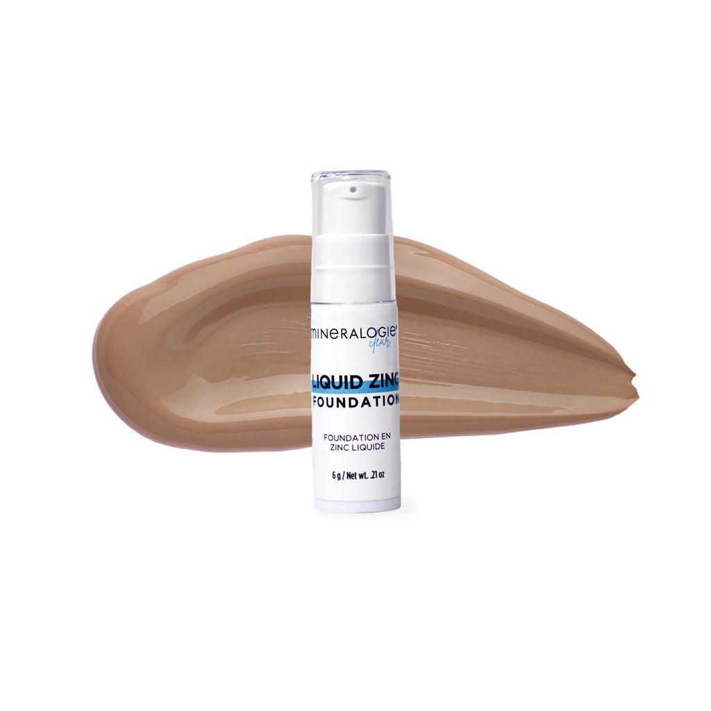 CLEAR Liquid Zinc Foundation Sample – Mineralogie Makeup