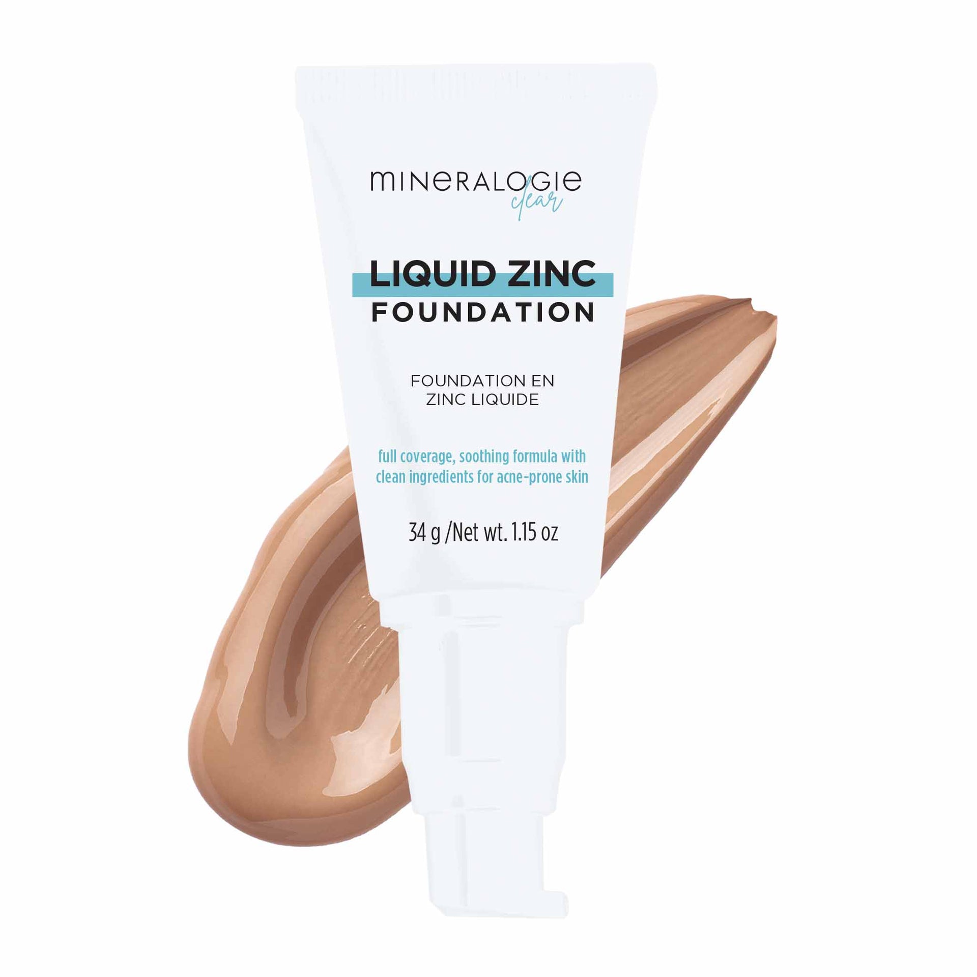 CLEAR Liquid Zinc Foundation – Mineralogie Makeup